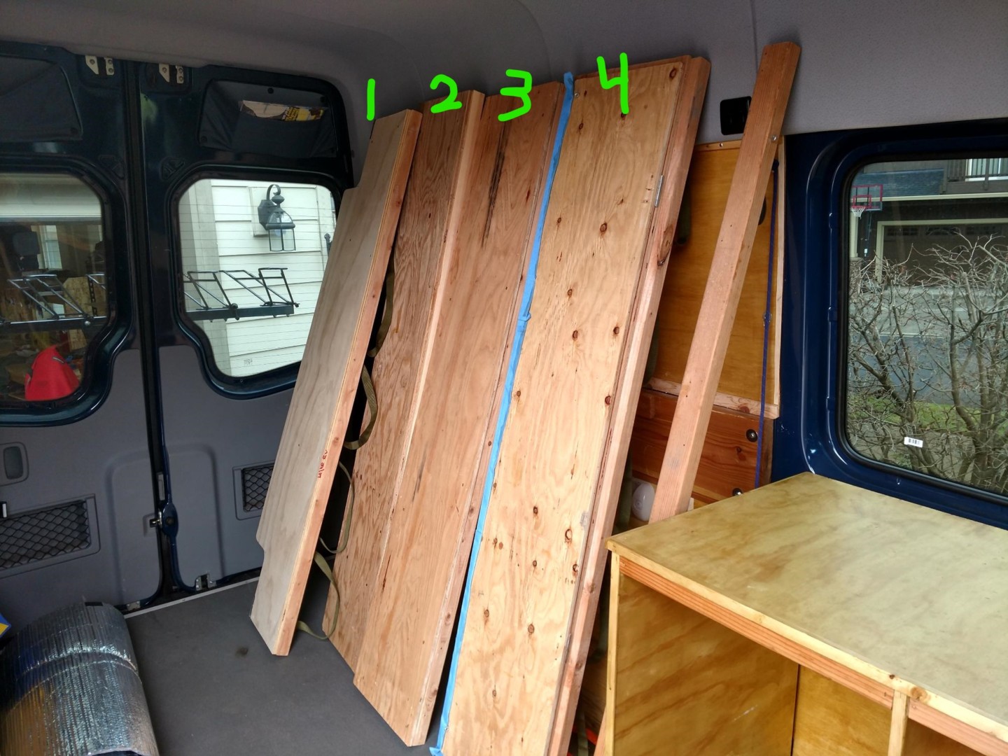 Sprinter Adventure Van Build - Bed Platform - Points Unknown