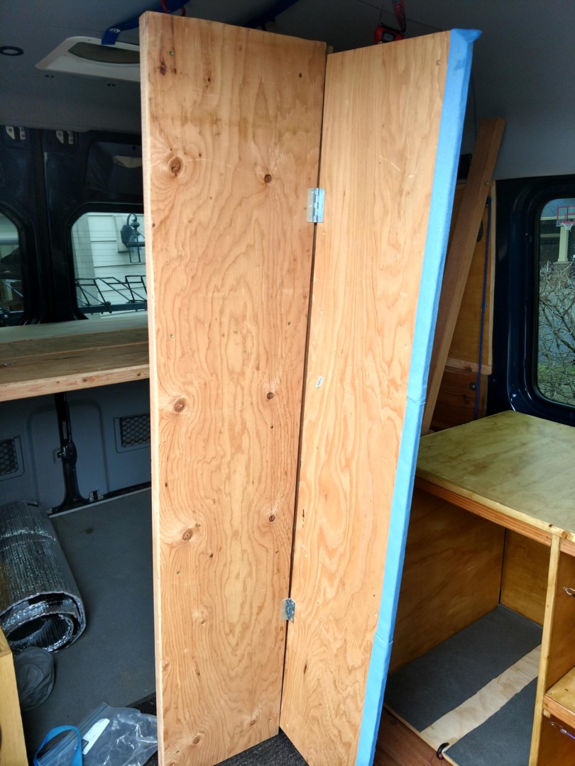 Sprinter Adventure Van Build - Bed Platform - Points Unknown